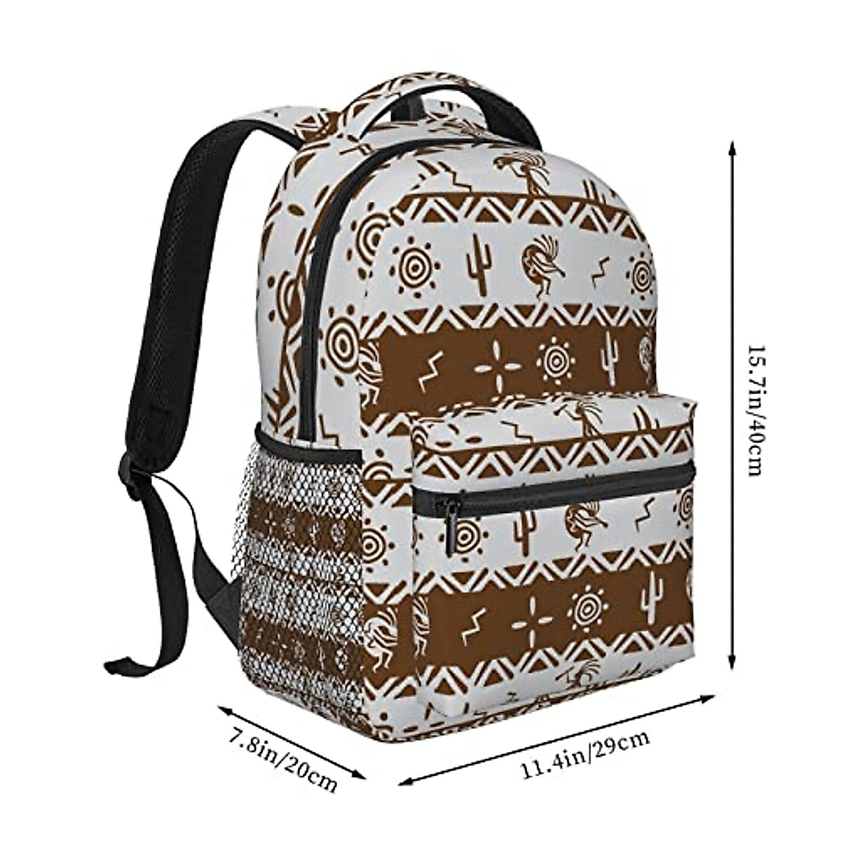 ASYG Native American Backpack Native Laptop Backpack Indian Tablet Travel Picnic Bag Laptop Bag Native Trave Bag