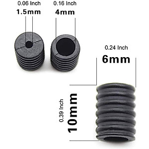 OCEANTREE Cord Locks for Mask, Elastic Adjuster Silicone Cord Stopper No Slip Earloop Toggles for Drawstring Buckle Clasp