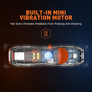 BIGBIG WON Phone Cooler, Mobile Gaming Trigger, Mobile Gaming Fan Mobile Triggers for iPhone and Android Phones | Phone Cooling Fan (Wired) - 1 Piece | PUGB Phone Trigger - 1 Piece