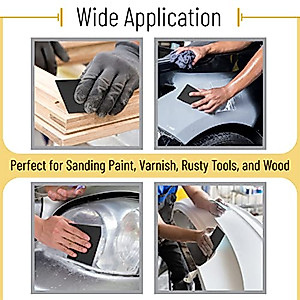 Bates- Sand Paper with Handle, 36 Pack, Sand Paper Set, Sandpaper, Sandpaper Assortment, Sand Paper Variety, Sanding Block, Sandpaper Block, Sandpaper for Wood, Automotive Sandpaper, Sand Block