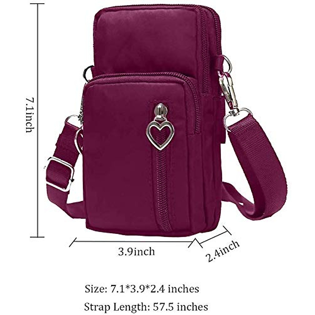 Sports Armband Outdoor Sweat-Proof Running Armbag Cross-Body Shoulder Casual Wallet Purse Gym Fitness Cell Phone Bag Key Holder for iPhone13 Pro/ 12 Pro/Xs Max/Xr,Galaxy S10 Plus,Huawei P30 Pro (#14)