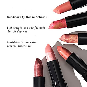 LAURA GELLER NEW YORK Italian Marble Sheer Hydrating Lightweight Lipstick With Vitamin E & Castor Seed Oil, Strawberry Toffee