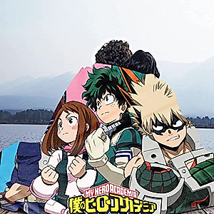 JUST FUNKY My Hero Academia Class 1-A Fleece Throw Blanket | 45 x 60 Inches - A Plus Ultra Gift for Fans - Comfy and Warm Featuring Deku, All Might & More - Great for Home, Travel, and Gifting