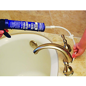 Ready America Flextension Caulking Tube Tip, Reusable and Removable Caulk Gun Nozzles for Hard to Reach Areas, Bends up to 180 Degrees, Caulking Tips, 3-Pack