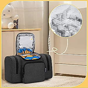 BAFASO Wearable Breast Pump Bag Compatible with Medela Pump in Style, Tote for Wearable Breast Pump and Extra Parts (Patent Pending), Black