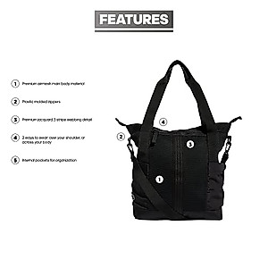 adidas Women's All Me Tote Bag, Black, One Size
