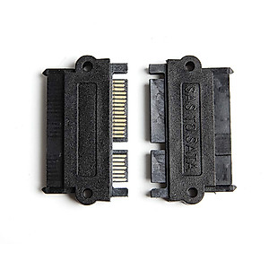 Wixine 2Pcs Main Board Small Port SAS Hard Disk Adapter SFF-8482 to SATA 22 Pin Adapter Card