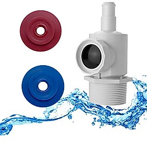 Wall Fitting Connector Fit for Polaris Cleaner - Pressure Relief Hose Connect Assembly Fit For Polaris Zodiac 180 280 380 Pool Cleaner Vacuum Sweep, Quick Connect Wall Fitting Replaces 9-100-9001