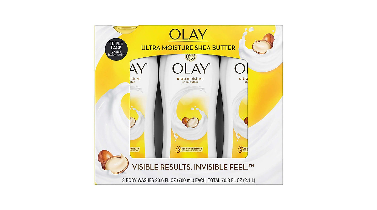 Olay Ultra Moisture Body Wash 3-Pack for Smooth, Hydrated Skin