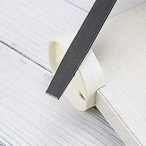 KALIM Flat Medium Cut File, Double Cut Teeth, 6'' Length, Made of High Carbon Steel, Hand File Without Handle Suitable for Wood, Metal, Sharpening, etc.