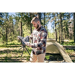 Stansport Apex Fold-Up Stool (G-140), Multicolored