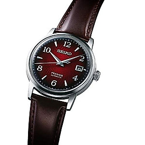 Seiko Presage Automatic Red Dial Men's Watch SRPE41J1