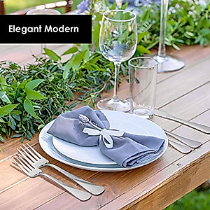 Moretoes 20Pcs Silverware Set for 4, Stainless Steel Cutlery Set, Mirror Polished Flatware Sets for Home and Restaurant, Include Knife Fork Spoon Set, Dishwasher Safe