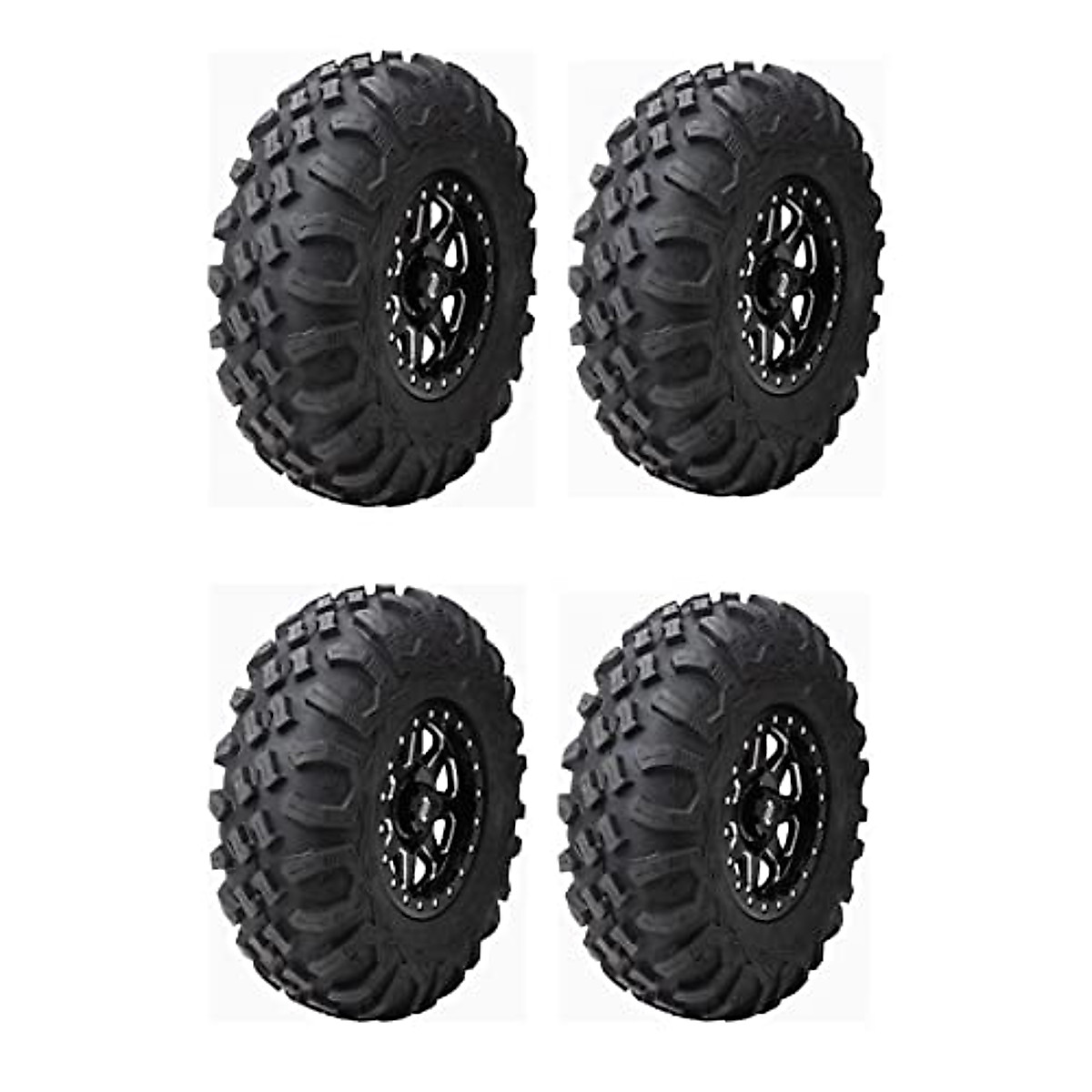 Four (4) or Five (5) Tusk MEGABITE Heavy Duty 8-Ply Off-road Radial UTV Tires- 27x9-14 27x11-14 (Set of 4 Tires)