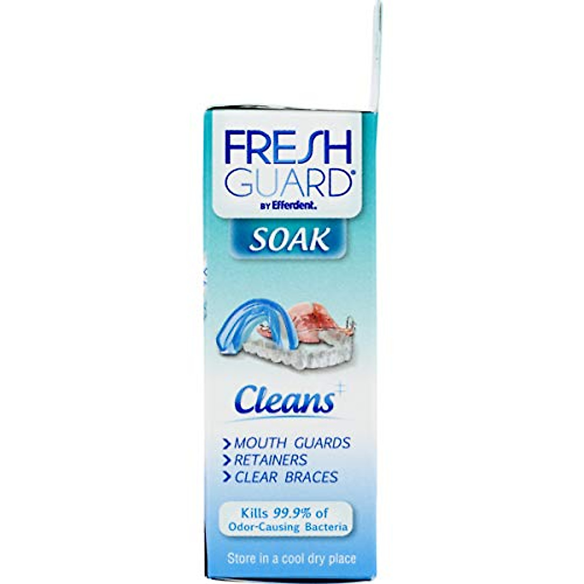 Fresh Guard Soak Specially Formulated for Retainers Mouthguards and Removable Braces, 24 Count (Pack of 12)