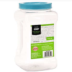 Family Chef Clear Storage Jar (Plastic)