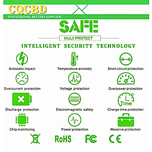 CQCQ AA-PBUN4KP Battery for Samsung Notebook 9 Pen 930QAA 930QBE NP930QAA 930QAA-K716 NP930QAA-K04 930QAA-K01 930QAA-K716 NT930QBE NT930QBV NP930QAA-K01C Series Notebook (7.7V 39Wh/5120mAh)
