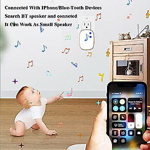 UNIONOW White Noise Sound Machine, Portable Travel Sound Machine with 7 Relaxing Nature Sounds and Small Blue-Tooth Speaker for Home, Office, Hotel.