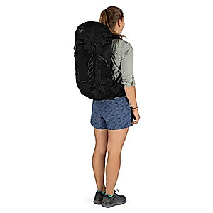 Osprey Tempest 30L Women's Hiking Backpack with Hipbelt, Stealth Black, WXS/S