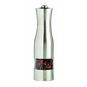 MIU France Stainless Steel Electric Pepper Mill, Silver