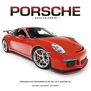 Porsche Calendar- Calendars 2022 - 2023 Wall Calendars - Car Calendar - Automobile Calendar - Porsche 16 Month Wall Calendar by Avonside