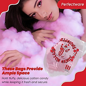 Cotton Candy Bags with Twist Ties- Pack of 400ct