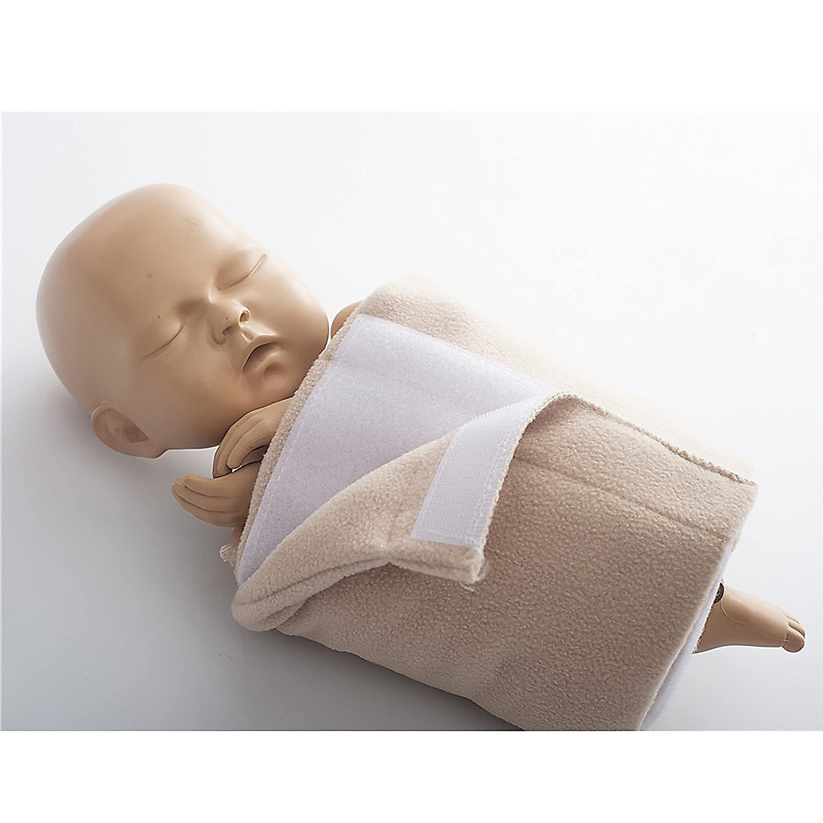 Baby Photography Props Wrap Mat Newborn Boy Girl Photo Shoot Stuffer Posing Accessories Pad Poster (Beige)