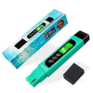 TDS Meter Water Quality Tester,HASFINE Digital Conductivity Meter 3 in 1 TDS,EC and Temperature Meter, Accuracy Testing Pen 0-9999 PPM Meter for Drinking Water, Aquariums,Pool and More