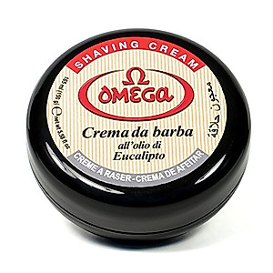 Omega 46001 Shaving Soap in Bowl- 2 Pack