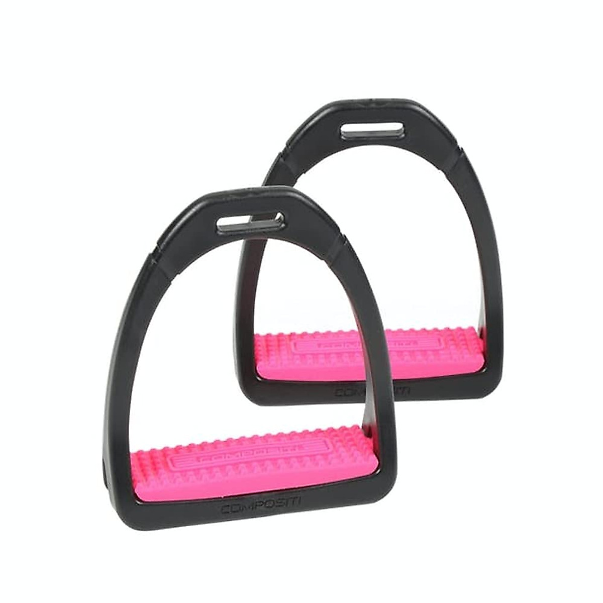 Shires COMPOSITI PREMIUM PROFILE STIRRUPS (Adults, Raspberry)