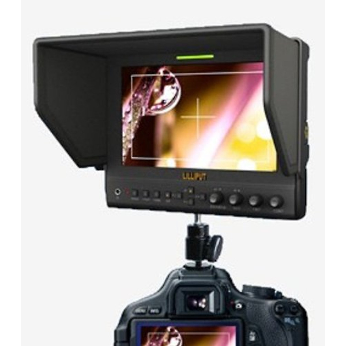 Professional Lilliput 663/o/p 7" 1280x800 IPS Peaking Focus Hdmi in + Output 1080p Monitor with Tally Input By Viviteq Inc