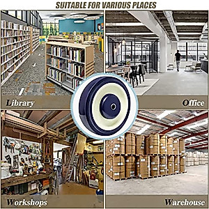 SYRATION 5" 4 Pack Polyurethane Stepped and Full Tread Face w/Double Ball Bearing Shopping Cart Wheel 1400 lbs Total Capacity