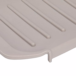 Clorox KeptClean Kitchen Faucet Splash Guard, one size, Almond Cream