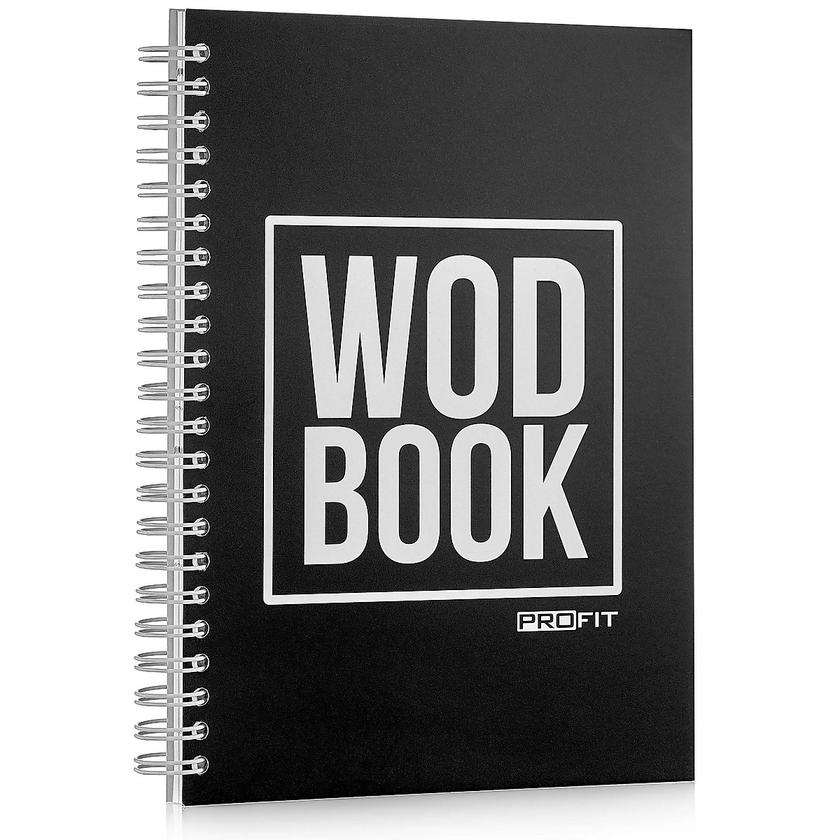 WODBOOK Workout Journal for Athletes - WOD Logbook - Exercise Planner - Cross Training Tracking Diary – WOD Book | Track 200 WODs + 130 Benchmarks + Personal Records | 140 Pages | Wire-Bound