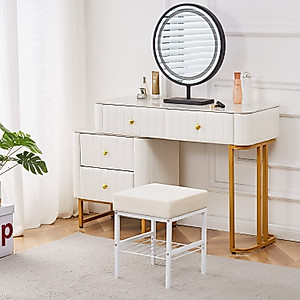 Cpintltr Multifunctional Vanity Stools Velvet Footstool Ottoman Shoe Changing Stool Makeup Stool Storage Stool Footrest Vanity Stool Small Footstool Pouf Ottoman Ottoman Stool for Makeup Room Cream