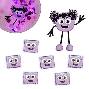 New Glo Pals Lumi Water-Activated Bath Toy with 6 Reusable Light-Up Cubes for Sensory Play
