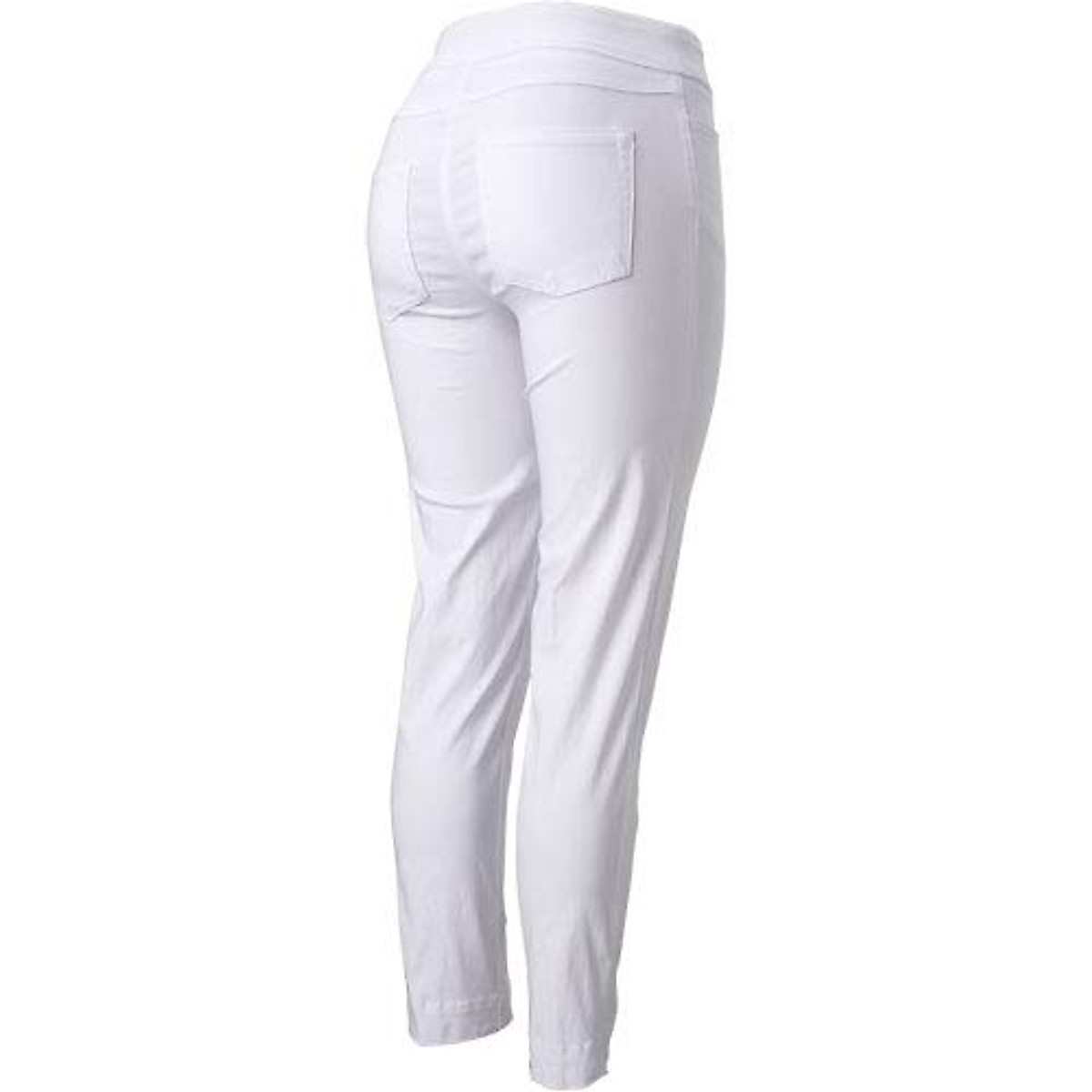 SLIM-SATION Women's Ankle Pant (White,16)