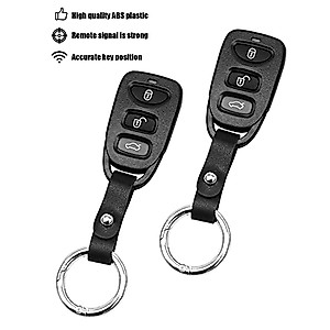 EMIHO Car Key Fob Fit for Hyundai Sonata 2011-2015, Keyless Entry Remote Replace 95430-3Q000 95430-3Q001, FCC ID：OSLOKA-950T, 2 Pack