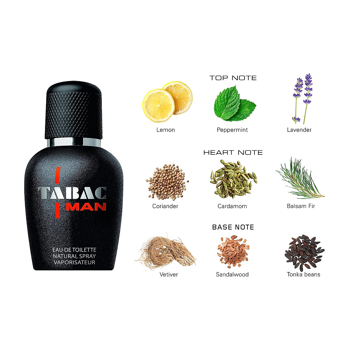 Tabac Man Black By Maurer Wirtz Eau-de-toilette Spray, 1.7-Ounce