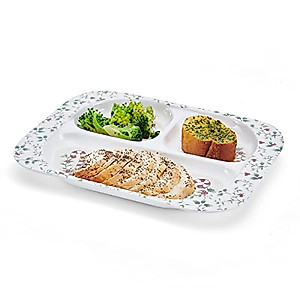 Pfaltzgraff Winterberry Melamine Child Dinner Tray, Set of 4