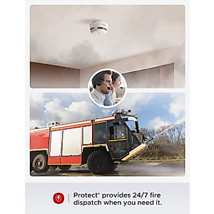 X-Sense Smart Smoke Detectors with SBS50 Base Station, Wi-Fi Smoke Alarm Compatible with X-Sense Home Security App, Wireless Interconnected Mini Fire Alarm, Model FS51