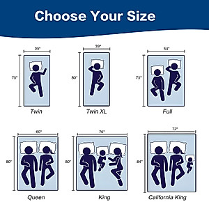 EDILLY 3 Inch Cooling Gel Memory Foam Mattress Topper Full Size, with Removable Soft Cover, Comfort Body Support & Pressure Relief