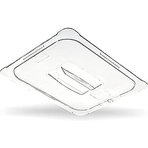Soro Essentials – Full Size Polycarbonate Handled Solid Food Pan Lid/Cover Clear Color- Food Pan Cover with Handle Restaurant Commercial Hotel Pan Lid for Fruits Vegetables Beans Corns- NSF