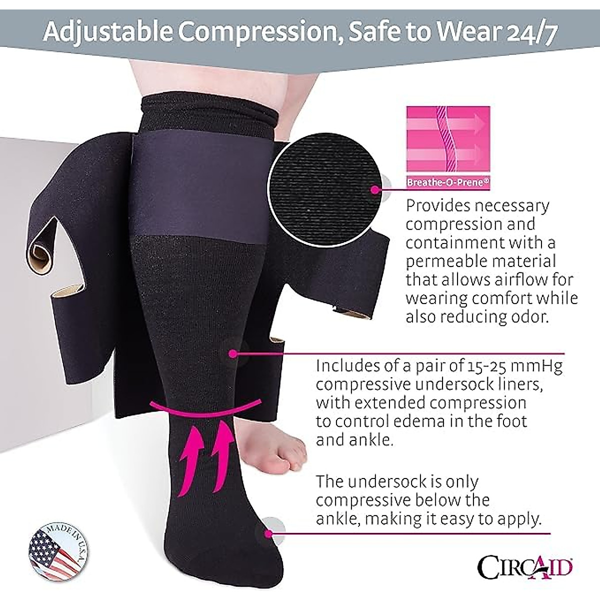 CircAid juxtalite HD lower leg system long XL