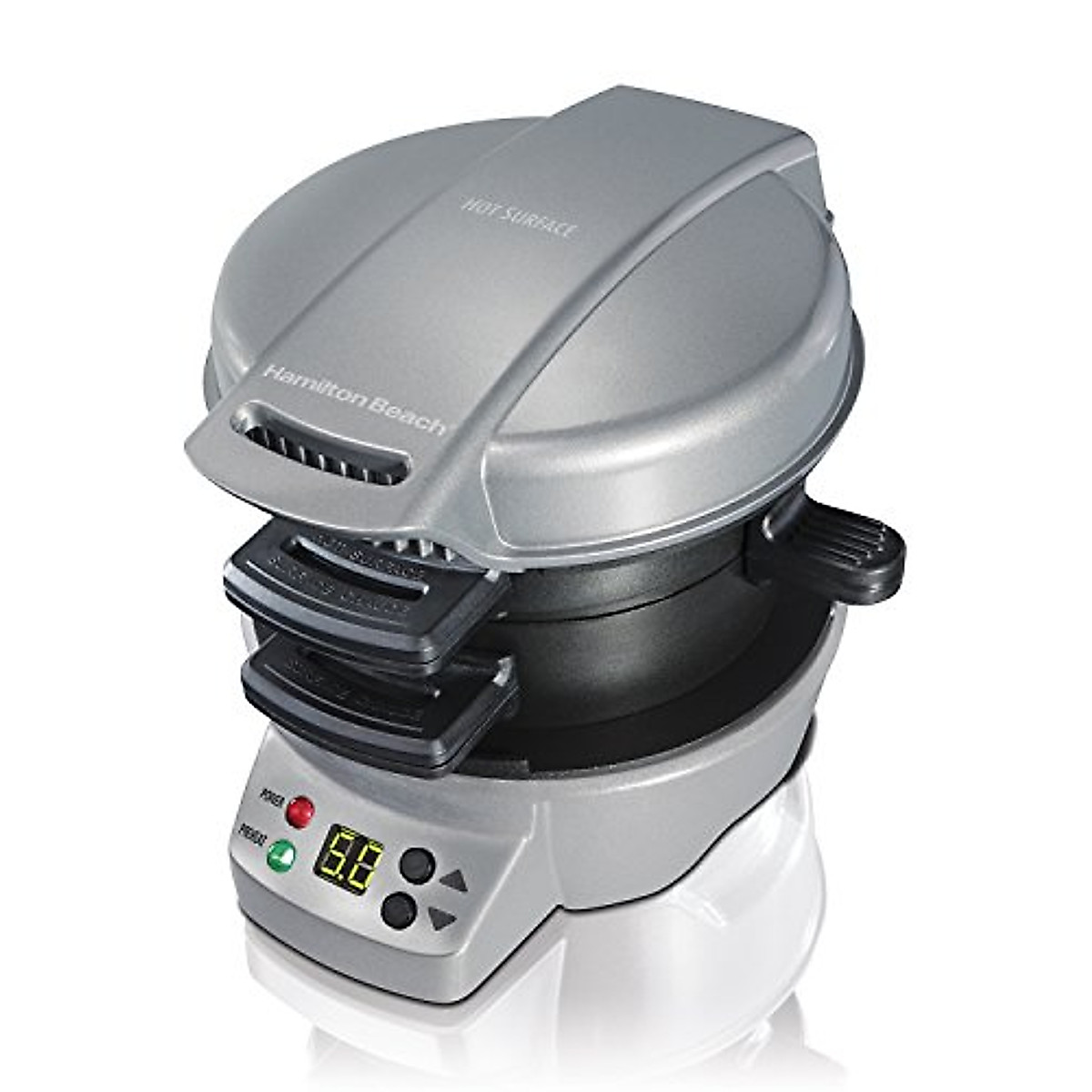 Hamilton Beach 25478 Breakfast Sandwich Maker with Timer, Silver