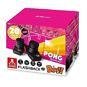 AtGames WD3307 Atari Flashback Blast! Vol. 3, Pong, Retro Gaming, Pink