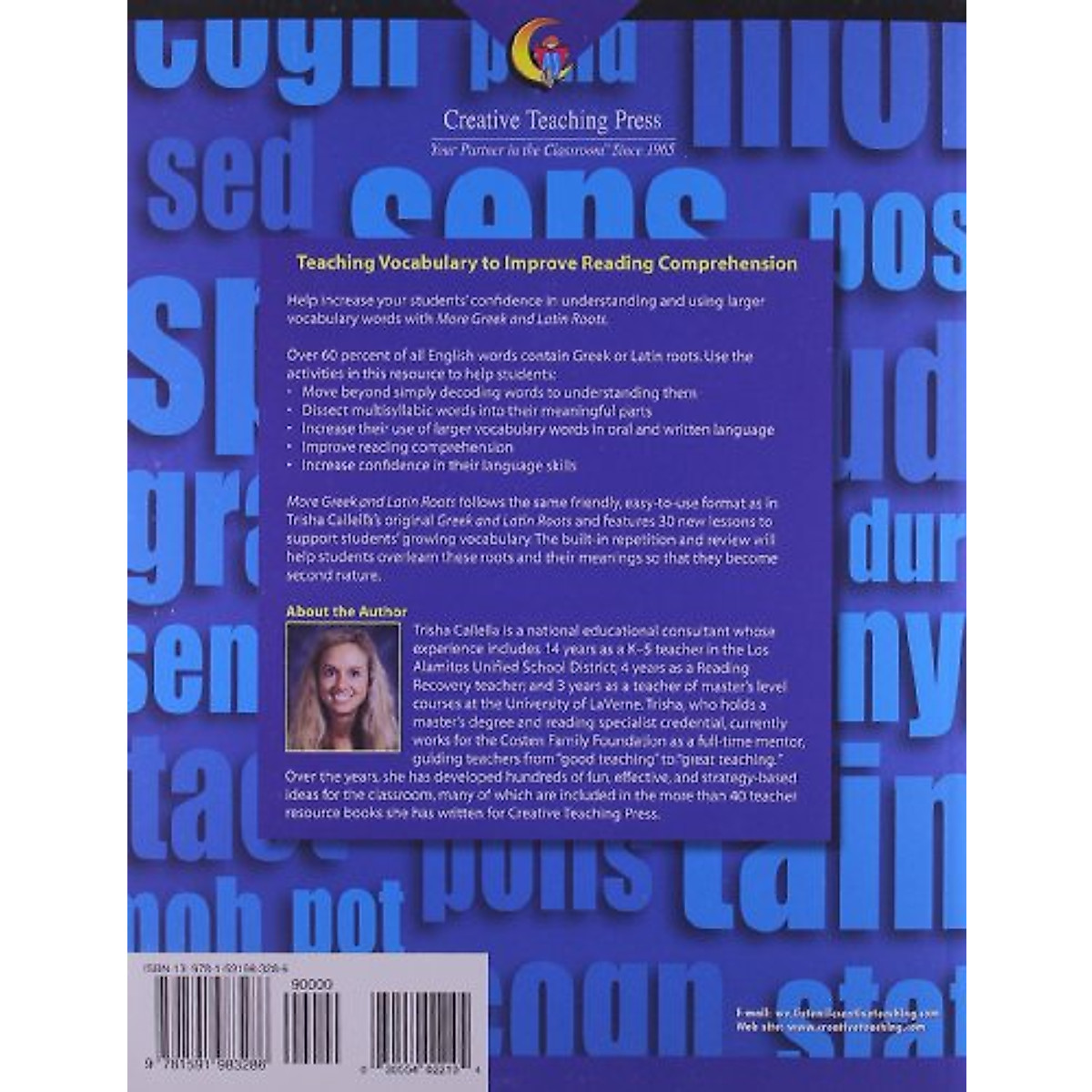 Creative Teaching Press More Greek and Latin Roots Book