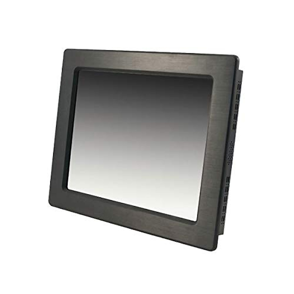 Superlogics 17" LCD Resistive Touch Panel - 1280x1024, 300nits, IP65/NEMA4, Black Powder Coat