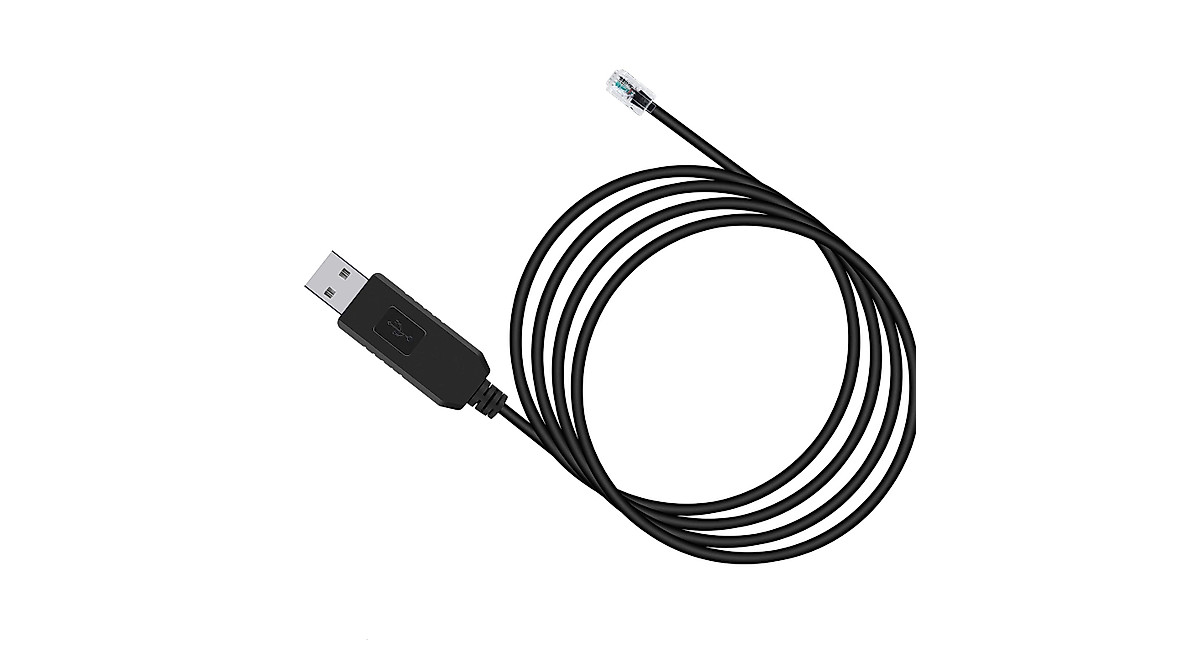 Ioptron Telescope Control Cable USB RS232 to RJ9 for Equatorial Mounts
