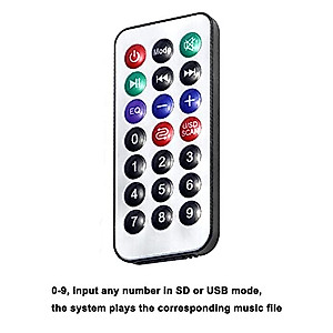 Bluetooth MP3 Decoding Board, Golden^Li 12V Wireless Bluetooth Audio Remote Module Support TF SD Card/ USB / FM Radio for Speaker or Other Appliances